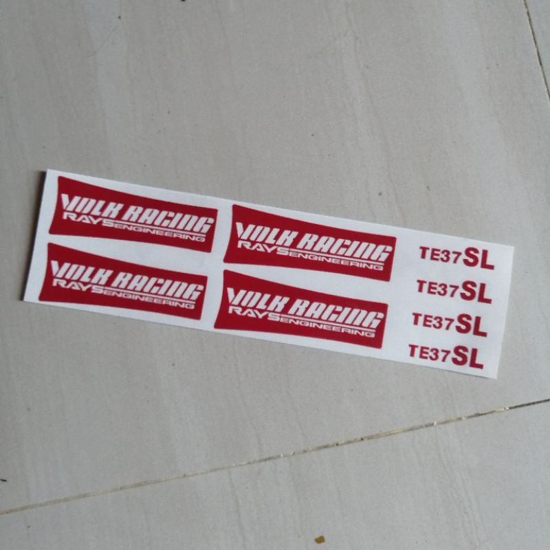 sticker rim rays volk te37 SL sticker potong | Shopee Malaysia