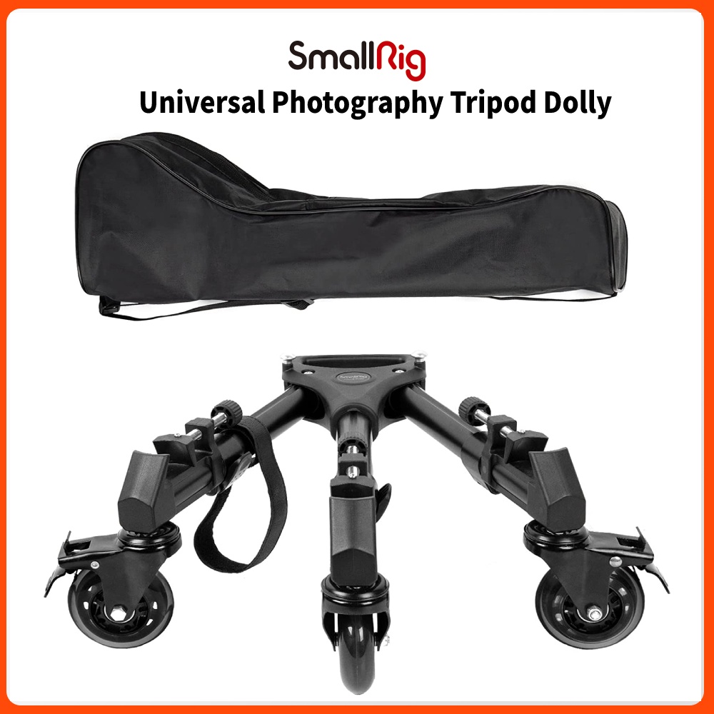 SmallRig Universal Photography Tripod Dolly, Heavy Duty with 3