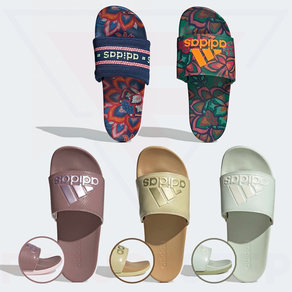 Female Sandals Very Soft Soles adidas Adilette Comfort Scale Pattern ...