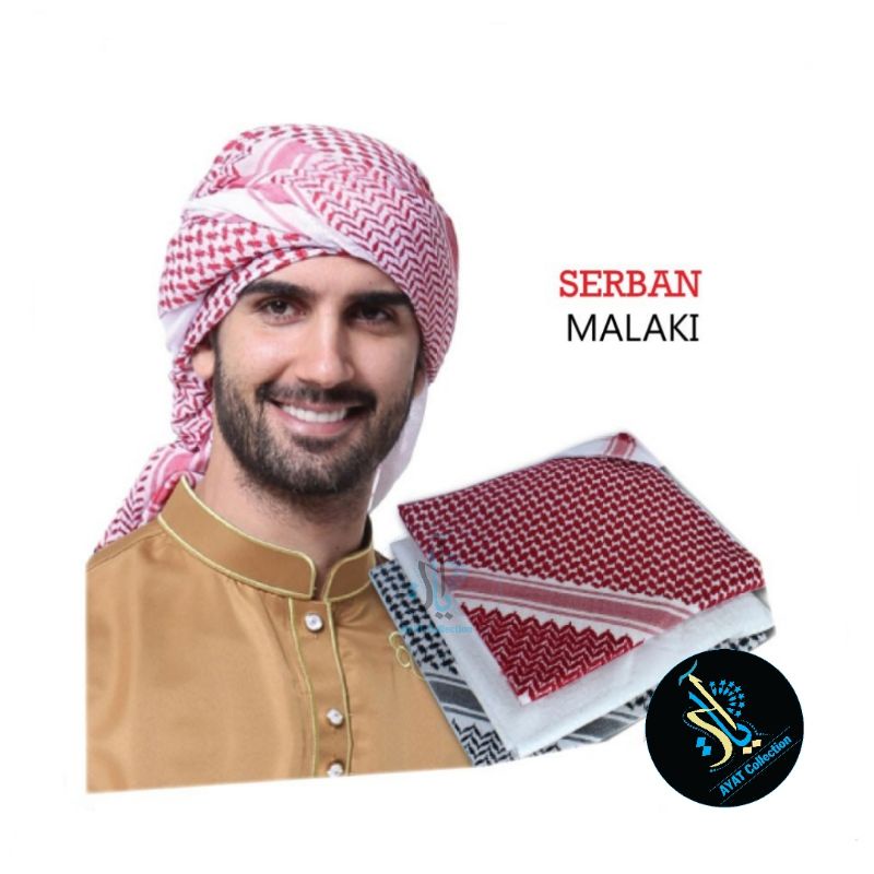 SERBAN MALAKI SAUDI ARABIA 55X55 (Made by SAUDI ARAB) | Shopee Malaysia