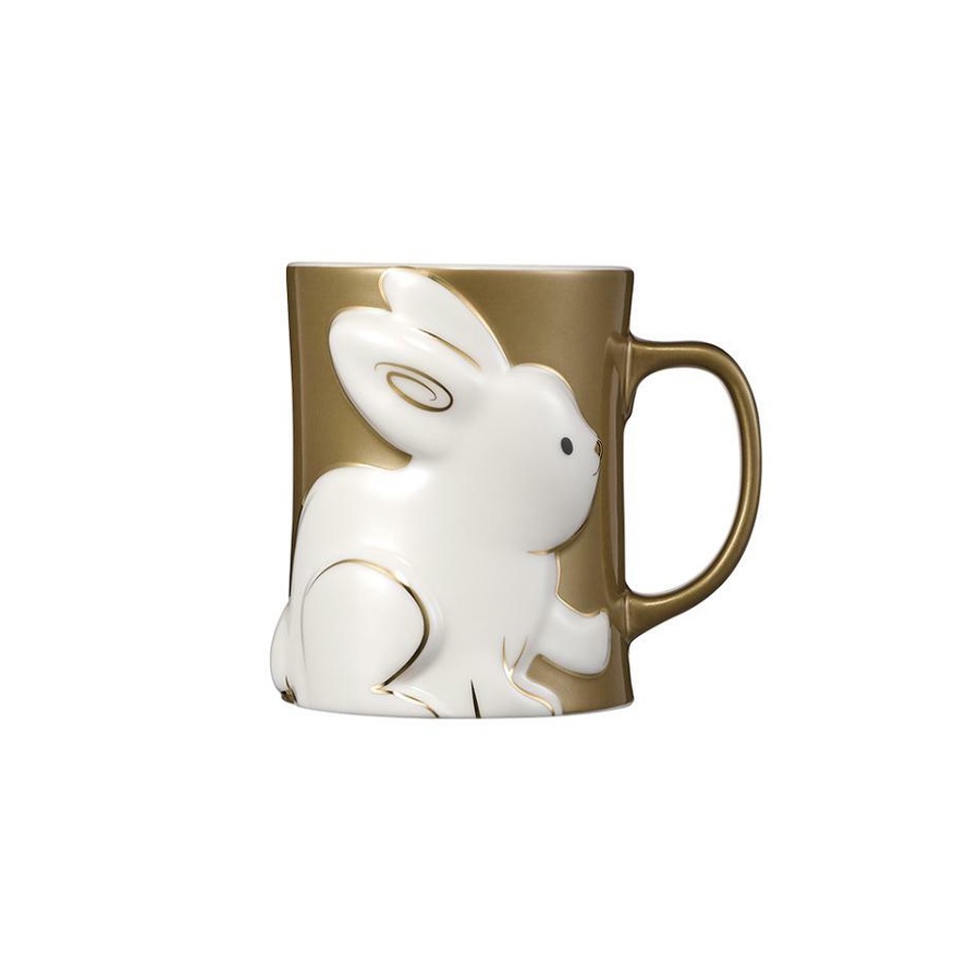 [Starbucks] 23 NY rabbit gold mug 355ml | Shopee Malaysia