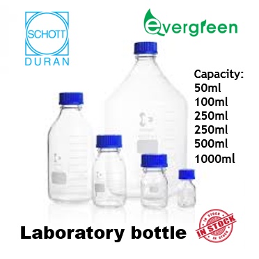DURAN Botol Kaca Makmal Media Jelas 2L/ Duran Laboratory Bottle, 2000ml ...