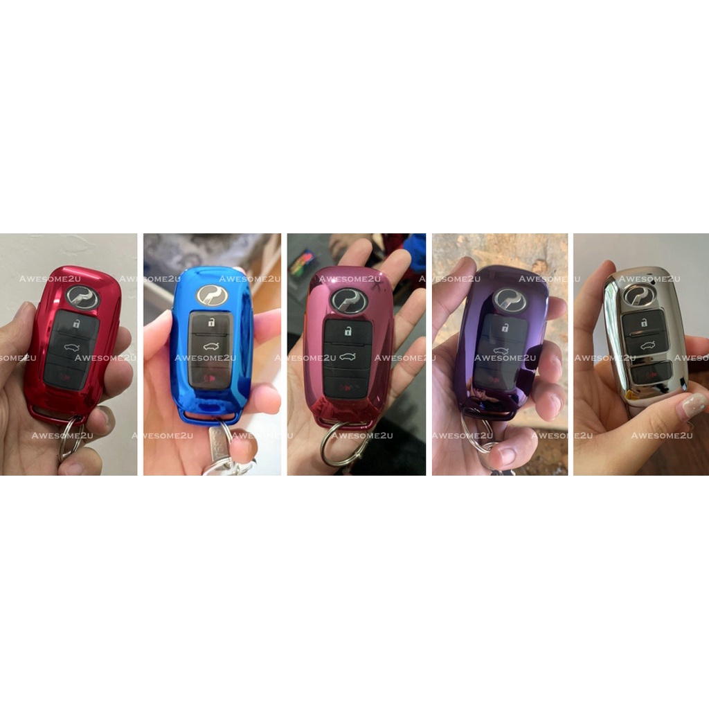 Awesome2u Perodua Myvi New Facelift 2022 Car Key Cover Case Key Fob ...