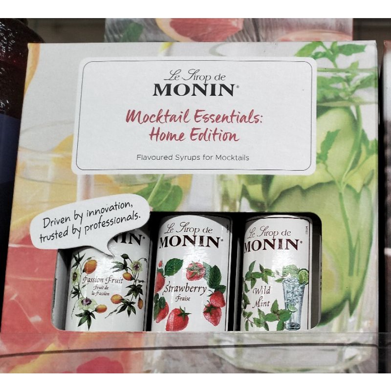 Monin coffee / mocktail set syrup 3x5cl | Shopee Malaysia