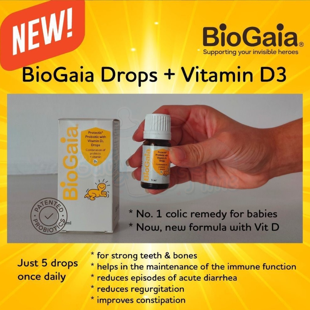 [NEW] Biogaia Probiotic with Vitamin D Drops (5ml) | Shopee Malaysia