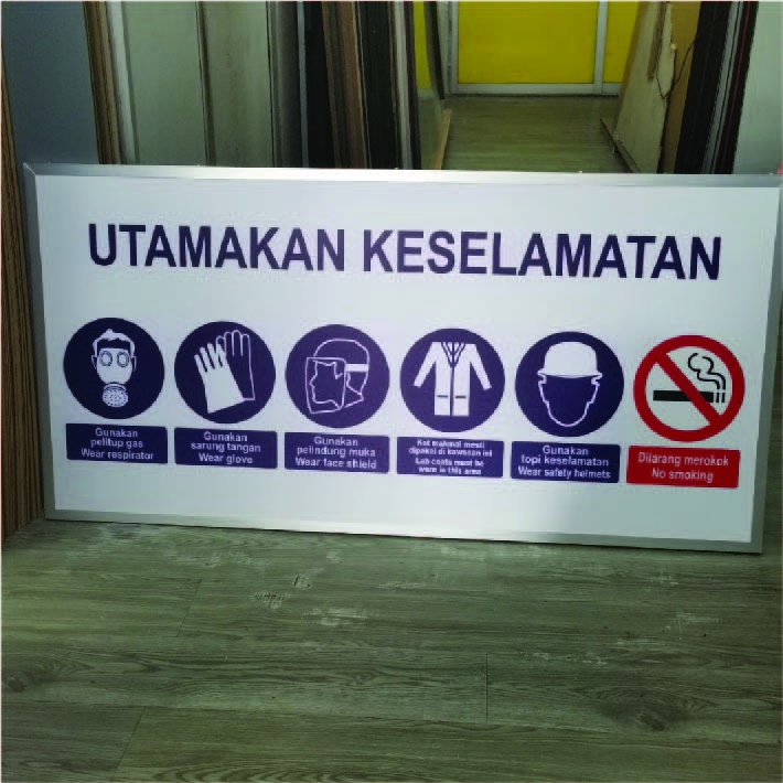 utamakan keselamatan signboard , safety first signboard | Shopee Malaysia