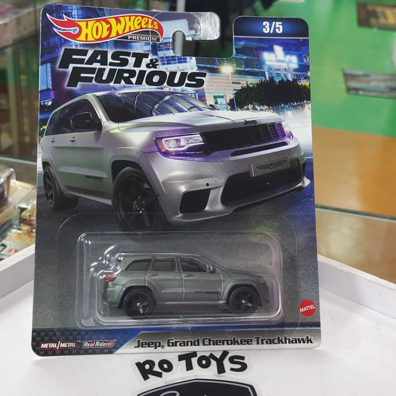 HOT WHEELS JEEP GRAND CHEROKEE TRACKHAWK FAST AND FURIOUS | Shopee Malaysia