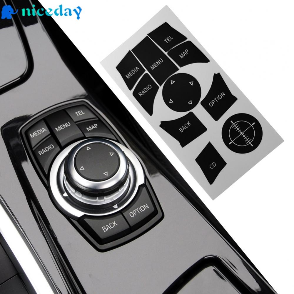 IDrive Button Repair Decal Sticker Decor For BMW F30 F31 F34 E90 E92 ...