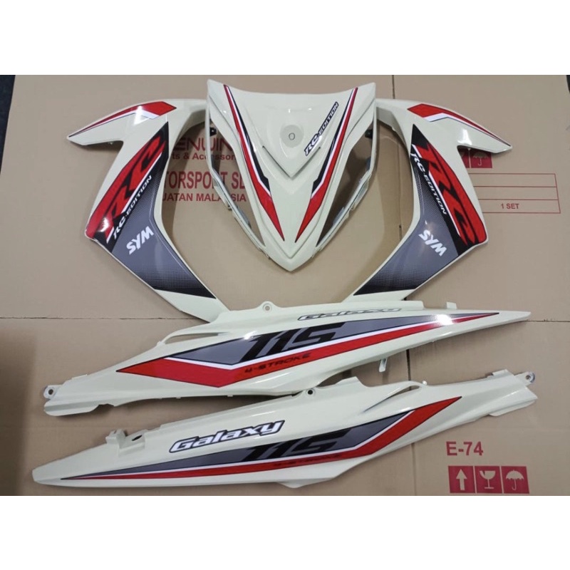 COVERSET HLD SYM SPORT BONUS 115 RC EDITION (Siap Tampal) | Shopee Malaysia