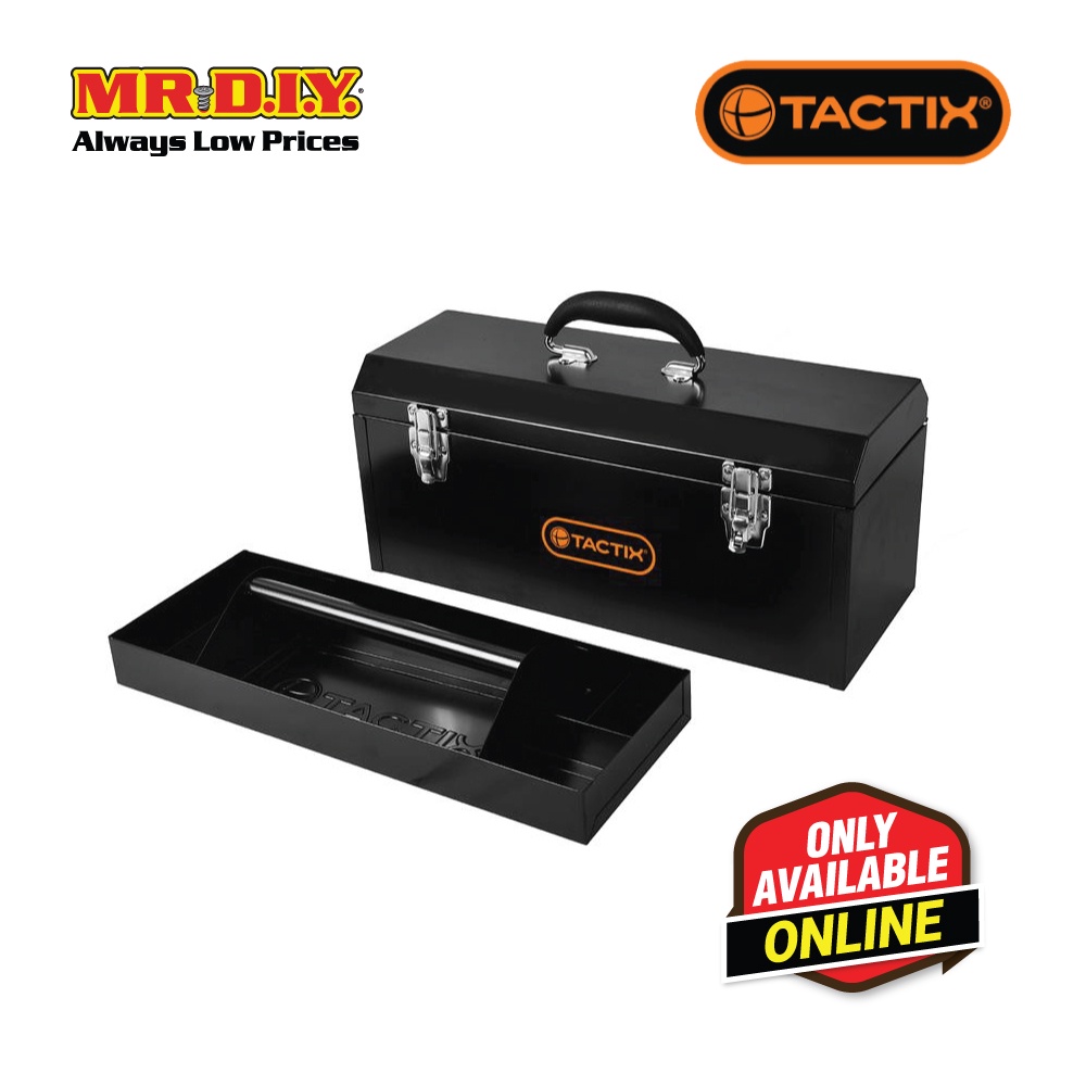 TACTIX Steel Tool Box (51cm) | Shopee Malaysia
