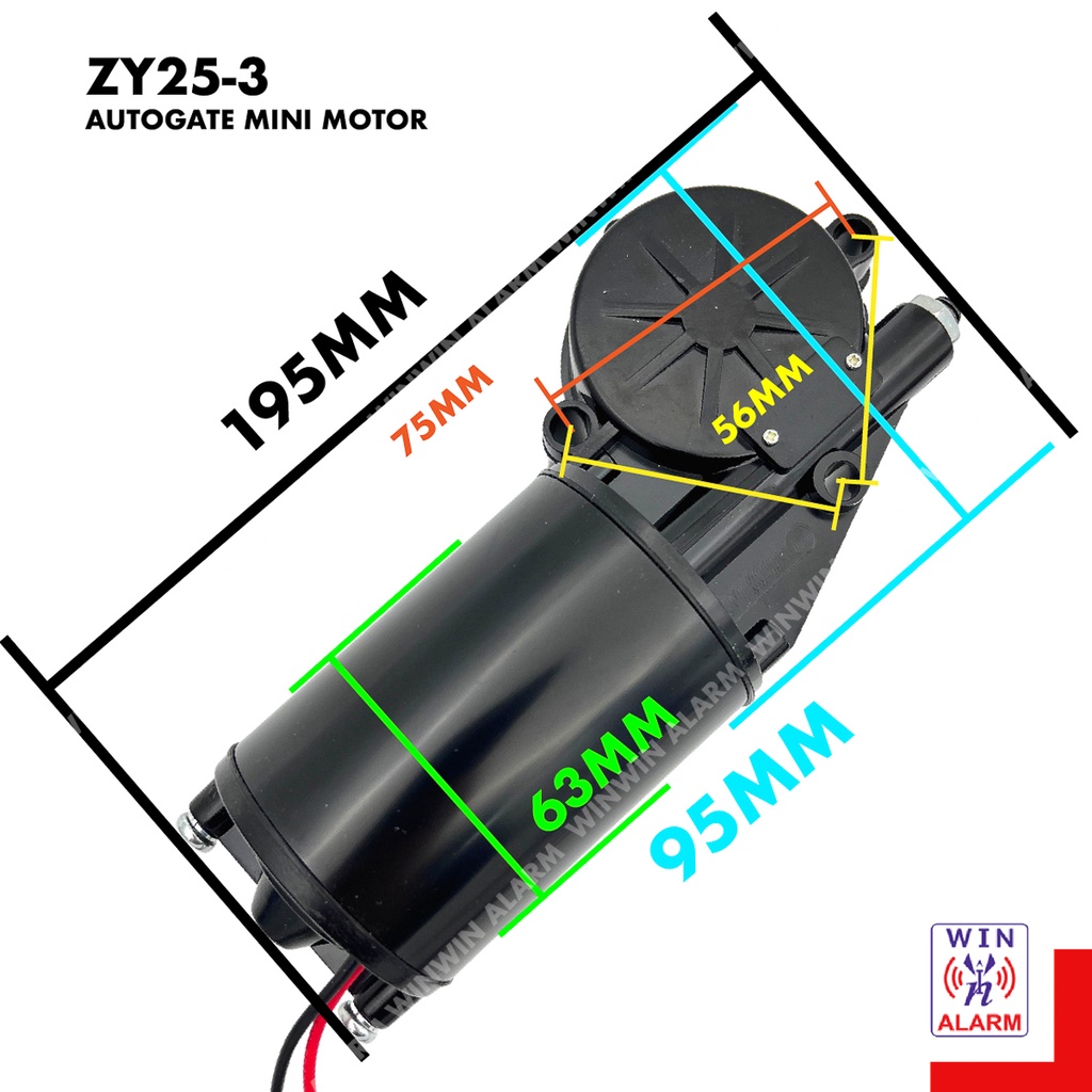 GOOD 1 MINI MOTOR ZY25-3 AUTOGATE 24V DC underground motor COMEX ...