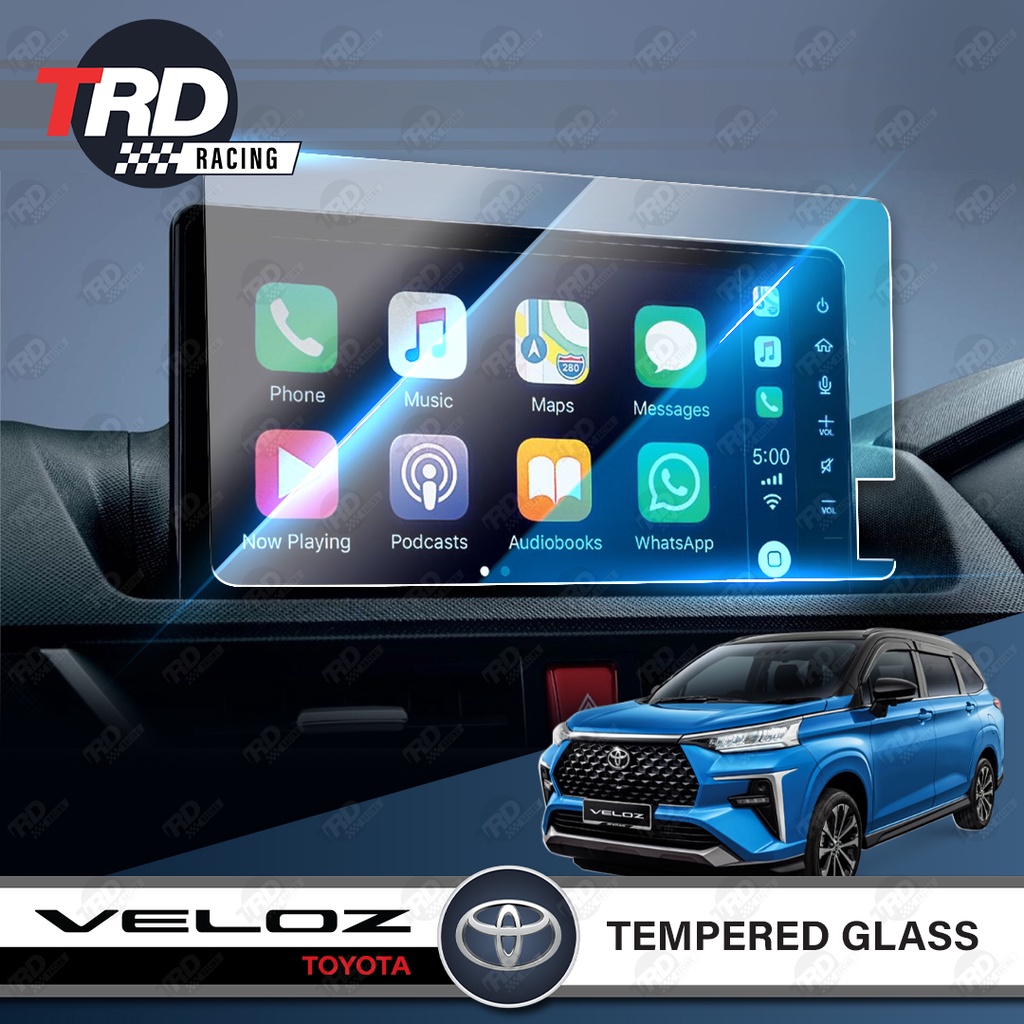 [𝐓𝐄𝐌𝐏𝐄𝐑𝐄𝐃 𝐆𝐋𝐀𝐒𝐒] TOYOTA VELOZ 2022 2024 Screen Infortainment Stand ...