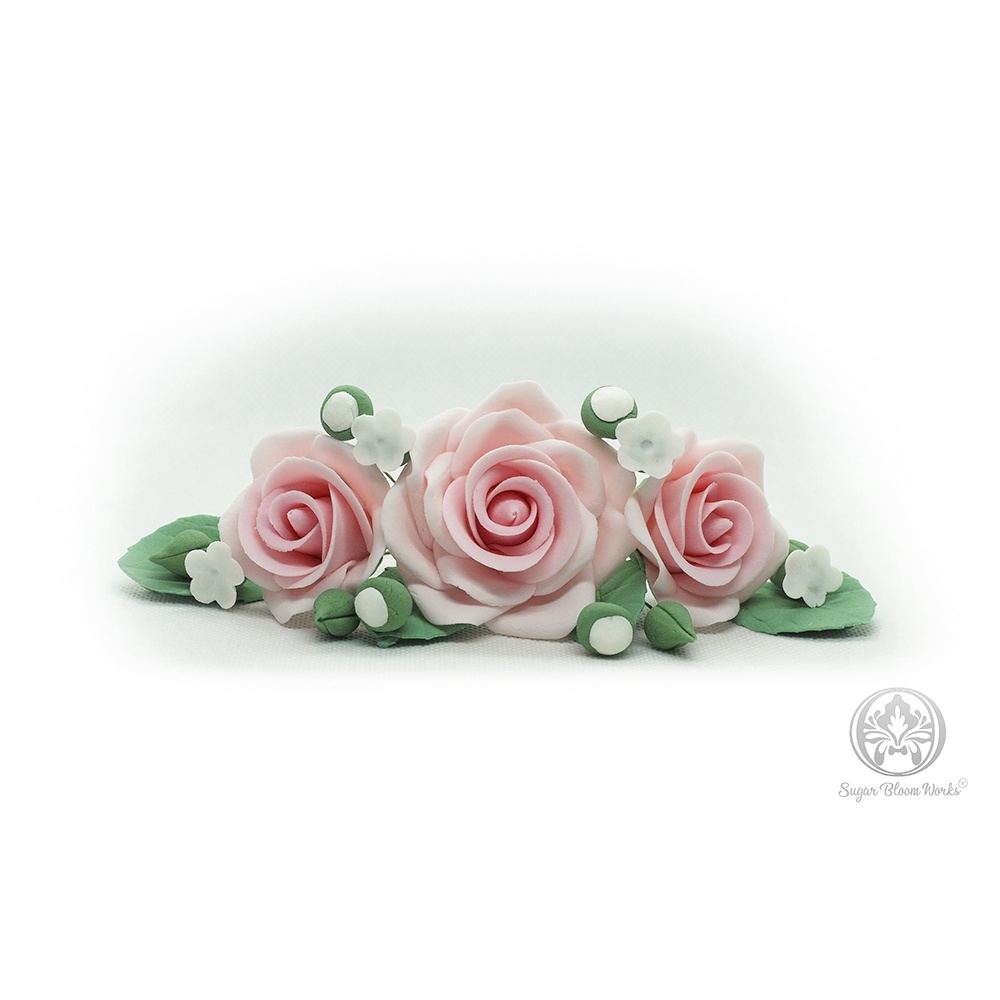 A Gumpaste Flower Roses Set (19) READY STOCK Cake Topper / Bunga Hiasan ...