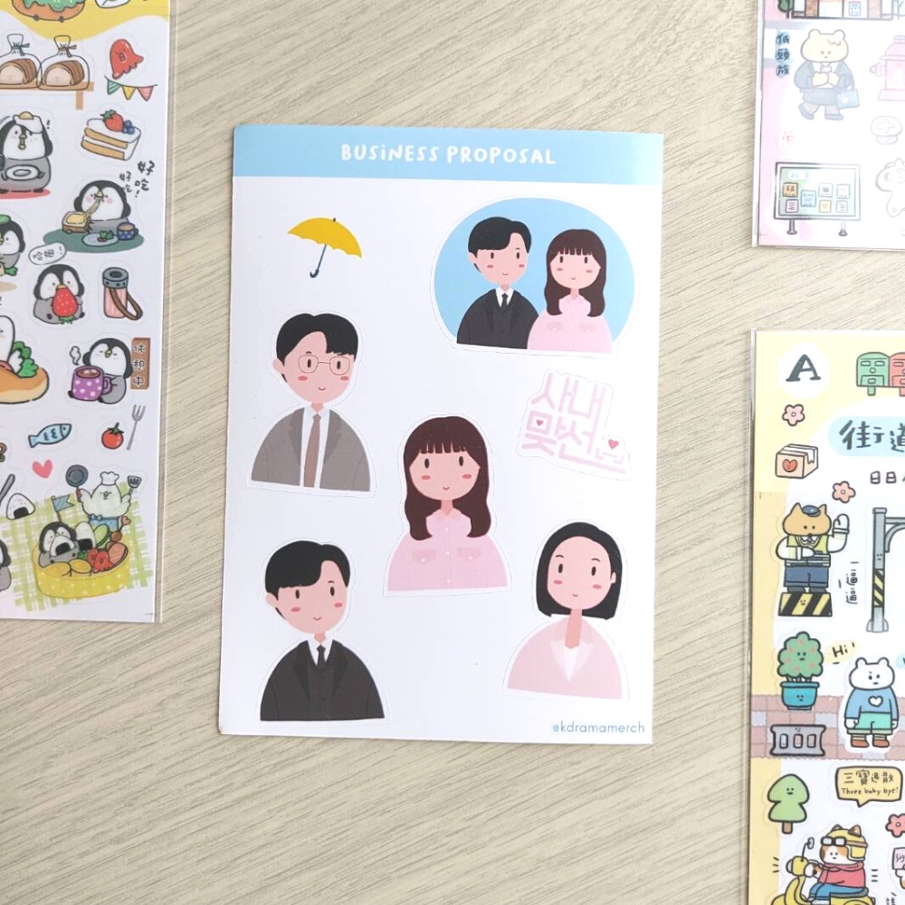 Business PROPOSAL STICKER DRAMA KOREA / DRAKOR / DRAMA KOREA FANKIT ...