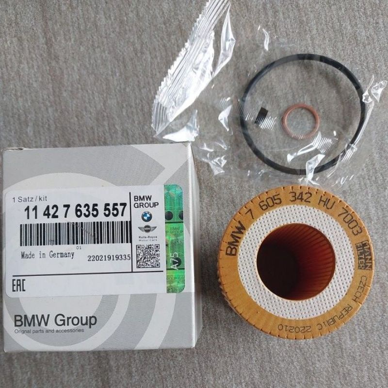 (11427635557) OIL FILTER BMW N13 ENGINE F20 F21 F30 F31 F80 | Shopee ...