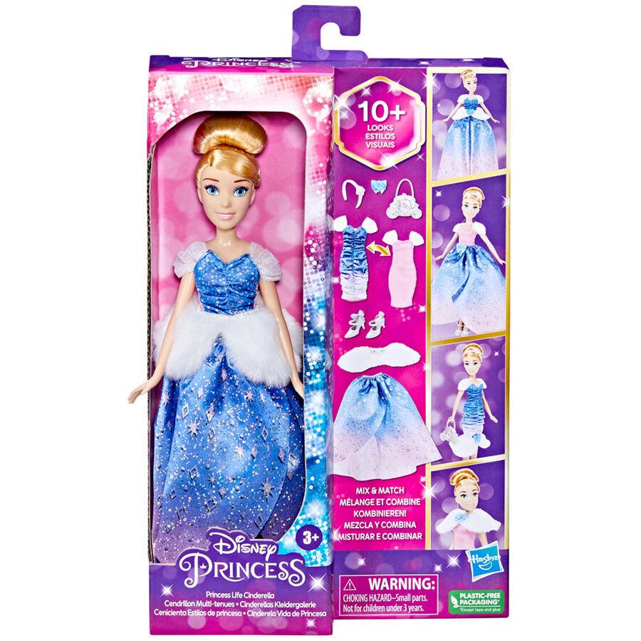 Disney Princess Life Cinderella Doll Mix & Match Dress-Up | Shopee Malaysia