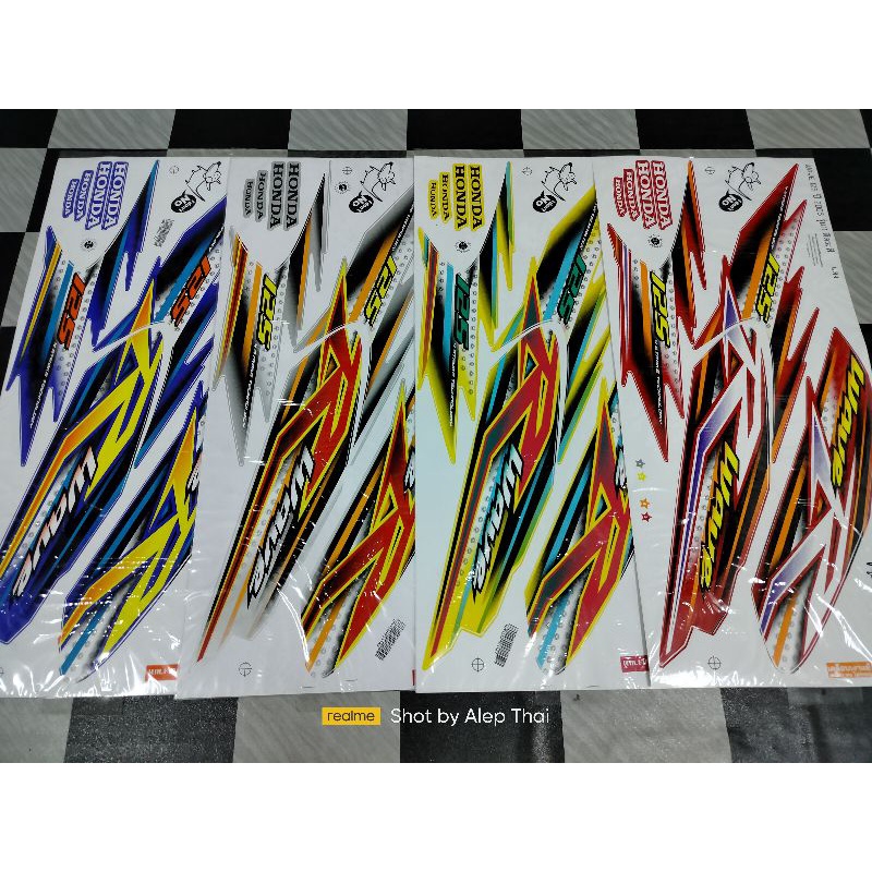 🇹🇭Stripe Honda Wave 125R 05 Thailand🇹🇭. Sticker Thailook (Wave 125R ...