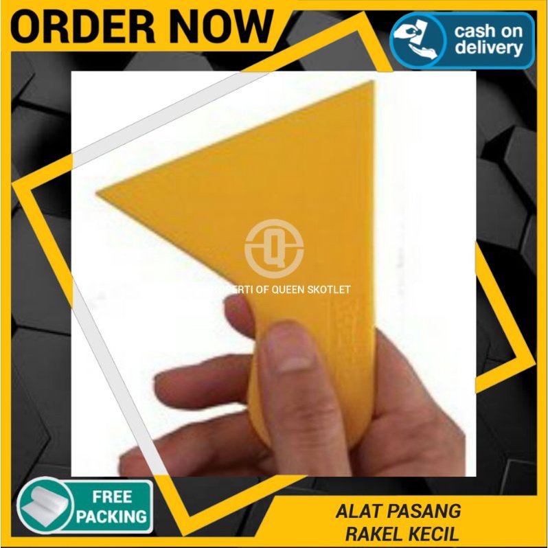 Triangular Kape Rakel Tool for Installing Scots Stickers, Wallpapers ...