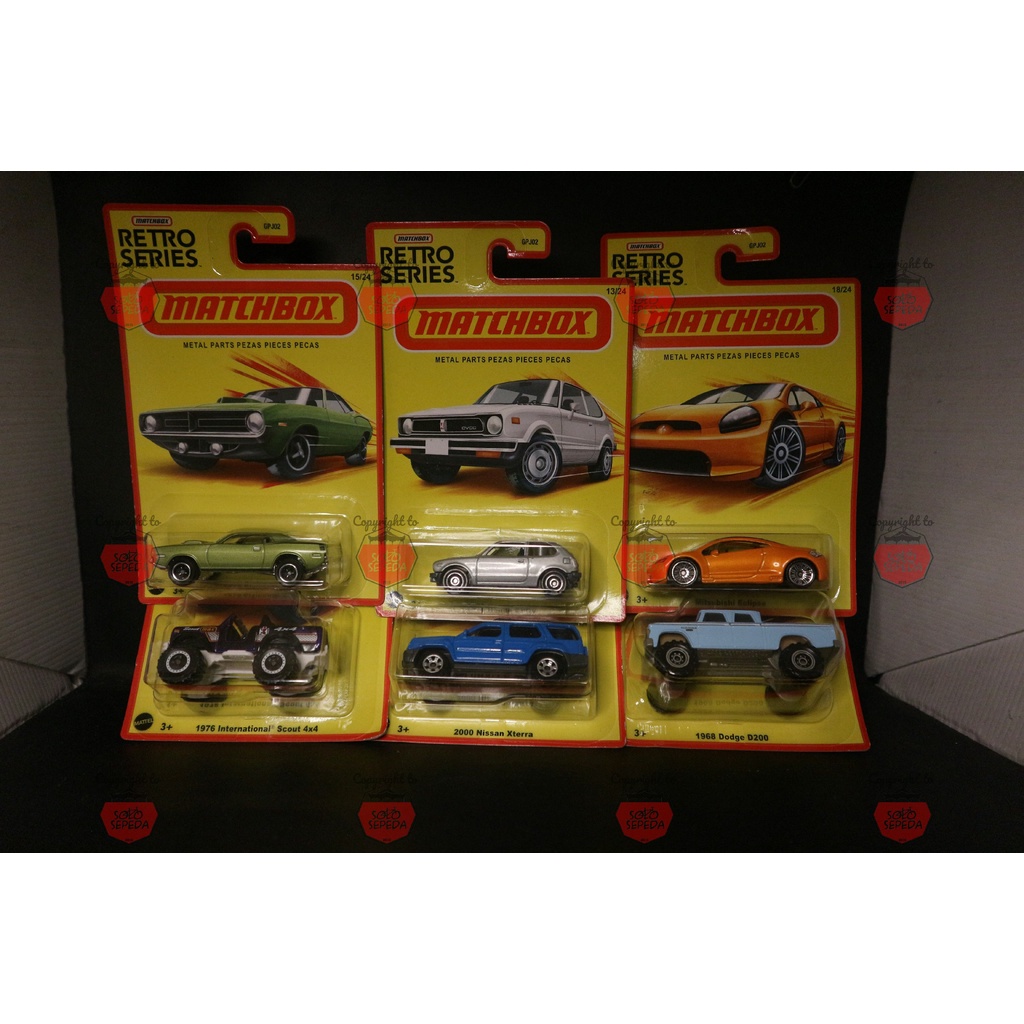 Matchbox RETRO series set 6 Cars no 13-18 | Shopee Malaysia