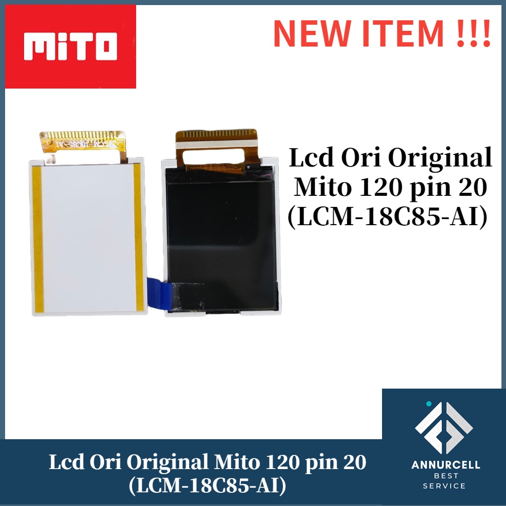 Lcd Original Original Mito 120 pin 20 (LCM-18C85-AI) | Shopee Malaysia