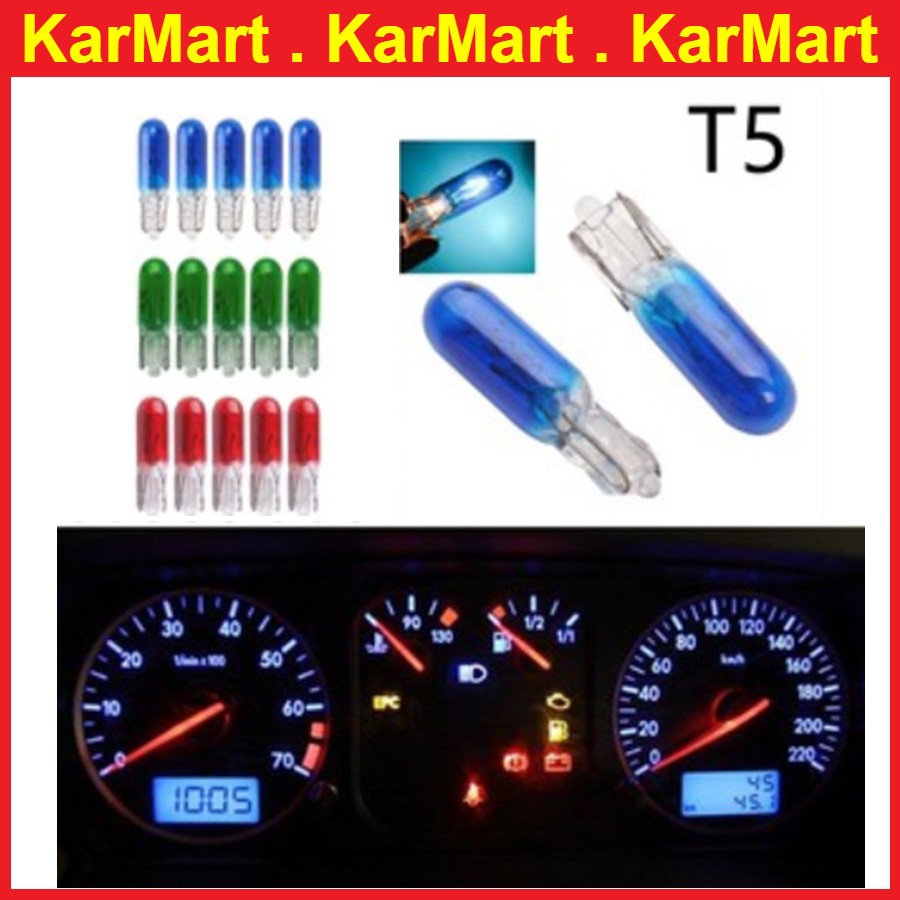1pc T5 Bulb Meter Cluster Dashboard Motorcycle A/C Aircond Conditioner ...