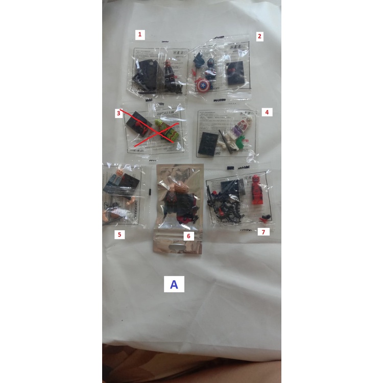 Lego Base plate Bootleg Minifigure Superheroes Marvel DC Stranger ...