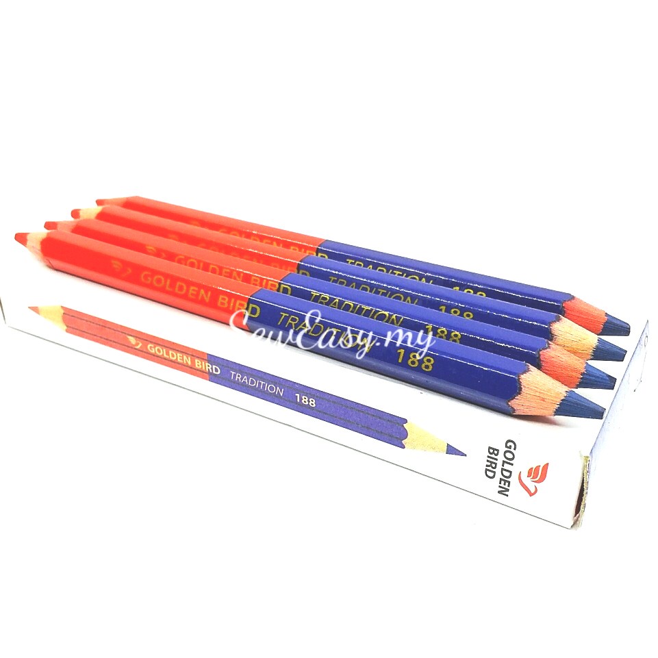 Tailor's Pencil Dual Colours Pencils - 12pcs/Box | Shopee Malaysia