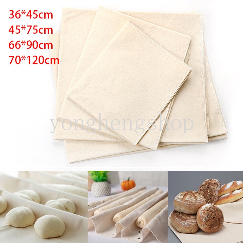 Linen Fermented Cloth Dough Baguette Flax Cloth Baking Pastry Mat ...