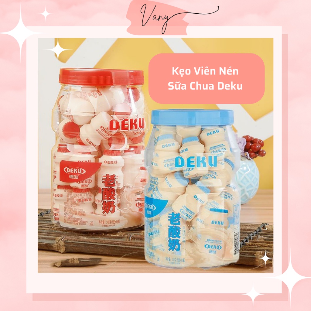 Delicious Deku Yogurt Tablets in Small Jars (25 Tablets/1 jar) (30 jars ...