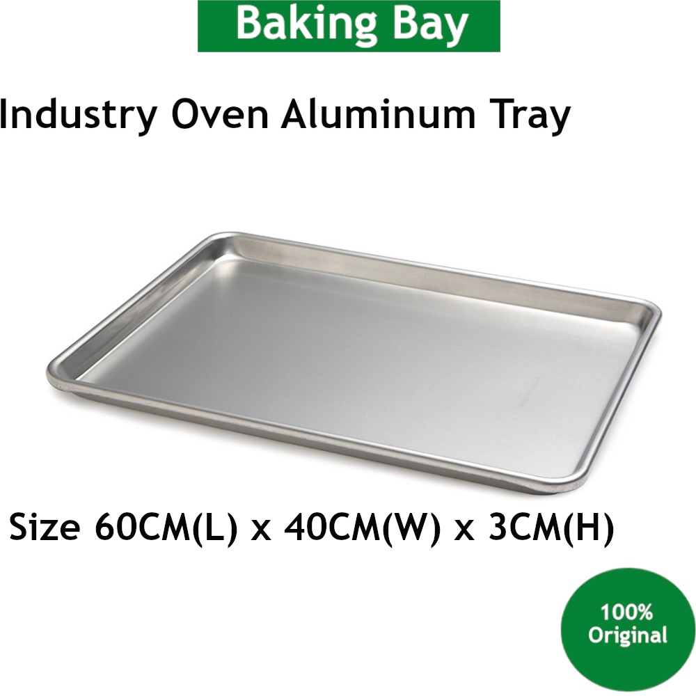 Aluminium tray for Industrial Oven Size 60cm x 40 cm, stainless steel ...