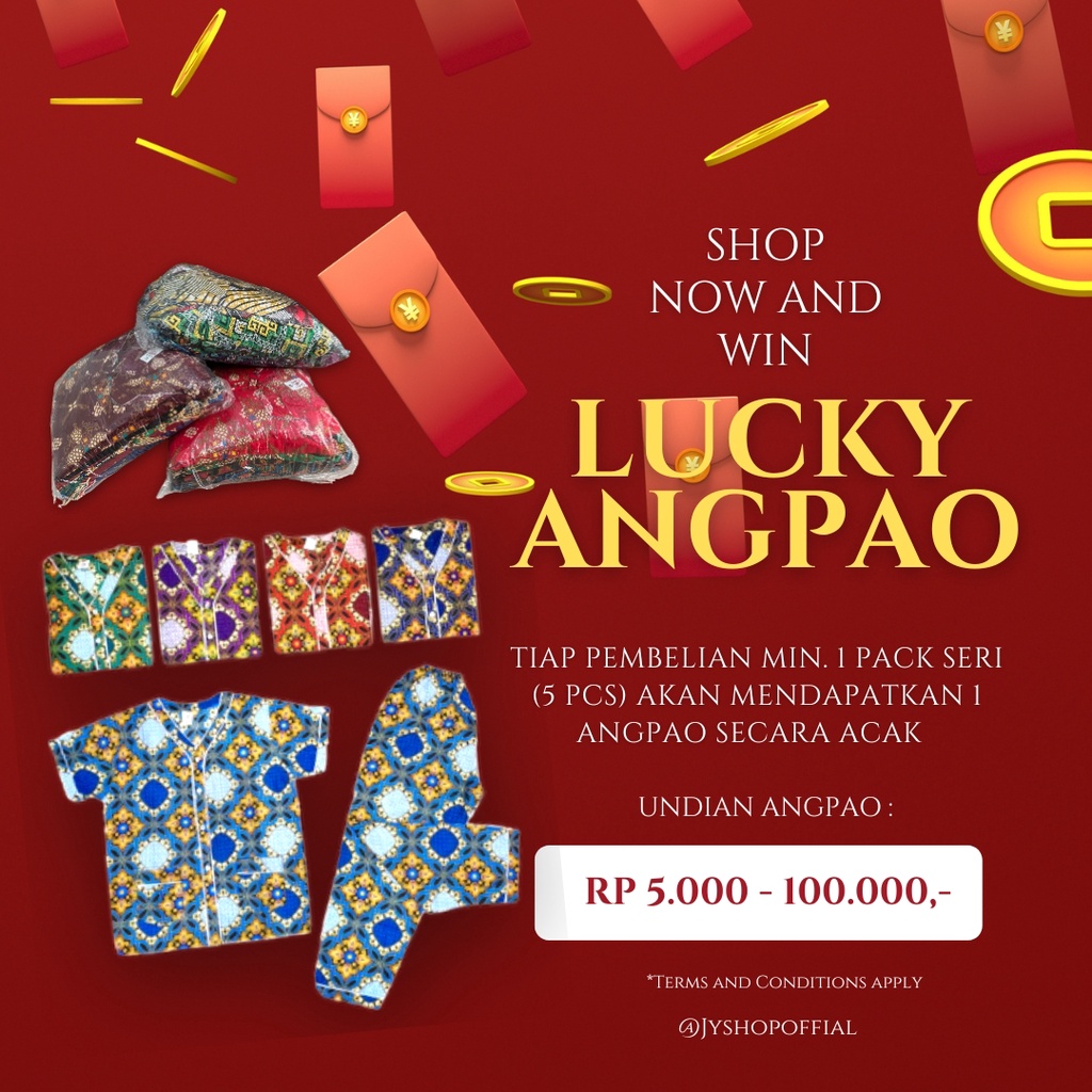 (L) Pajama Batik Chart Couple Series 5 Colors PERPACK Adult Size CP L ...