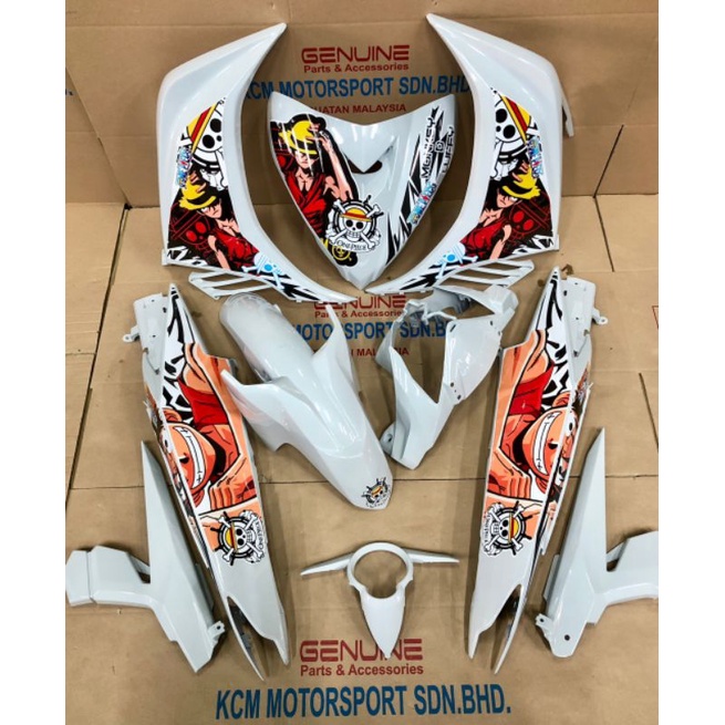 COVERSET YAMAHA LC V8/LC135 FI (V8)!!! ONE PIECE YAMAHA LC135 V1 V2 V3 ...