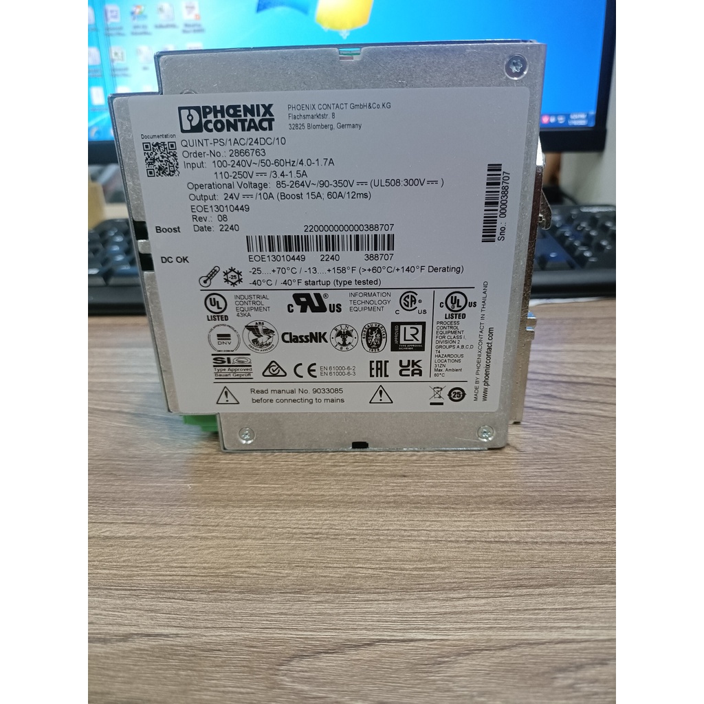 QUINT-PS/1AC/24DC/10 Power Supply, QUINT-PS/1AC/24DC/10 Power Supply ...