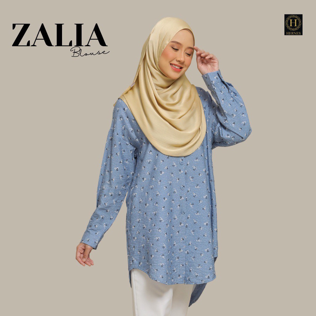 [CLEARANCE] HERNES ZALIA MIDI BLOUSE LONG TOP DRESS FOR SIZE S/M/L/XL ...