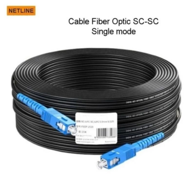 Outdoor Fiber Optic Cable 250 Meters+Seling / Dropcore UFC/SC Cable ...