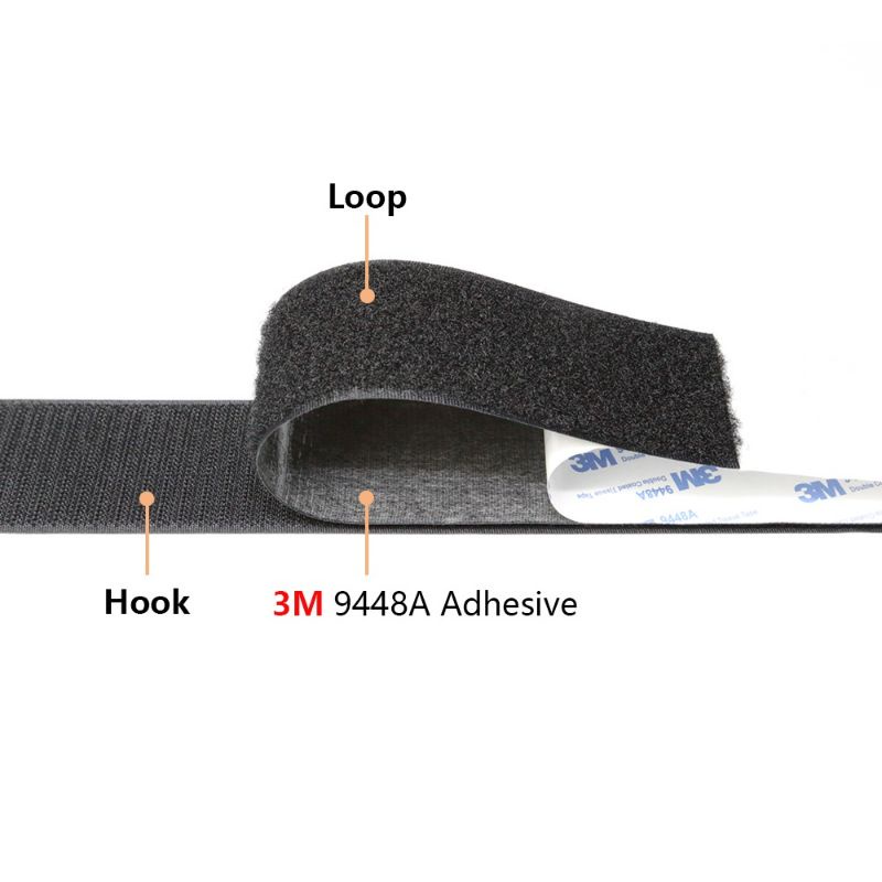 100mm Velcro Tape Self Adhesive Hook and Loop Tape Fastener Home ...