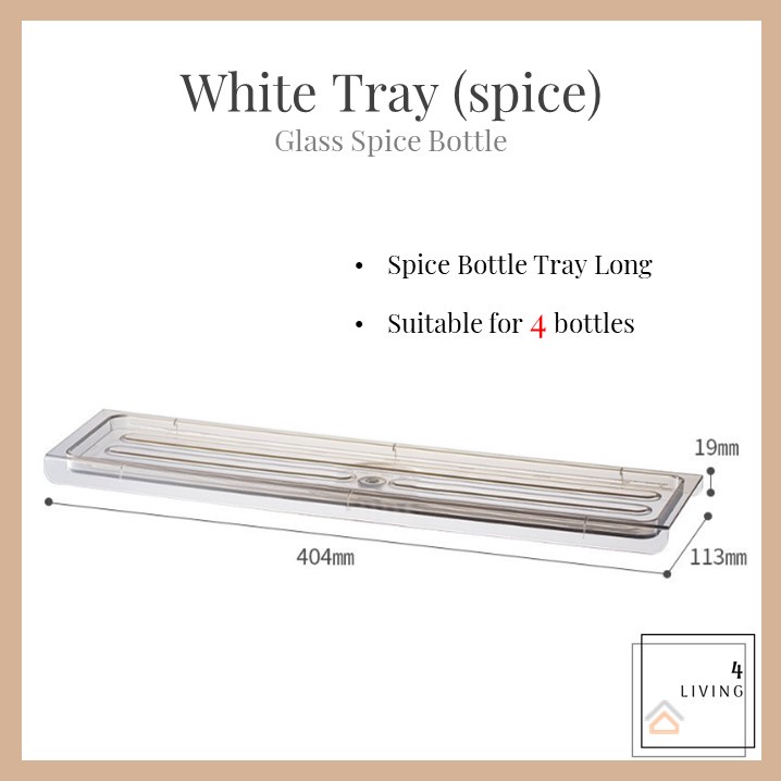 🔥READY STOCK🔥Glass Seasoning Bottle with Extendable Spoon Seasoning ...