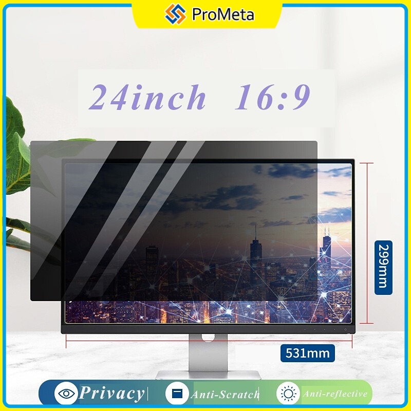 24 Inch Privacy Filter Screen Protective Film for Widescreen 16:9 ...
