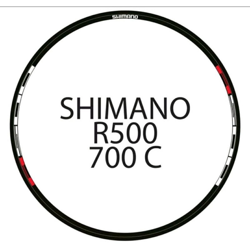 Shimano R500 Rims Sticker Decal | Shopee Malaysia
