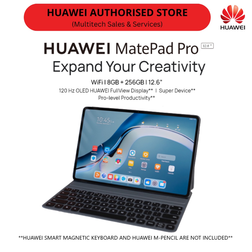 Huawei MatePad Pro 12.6-inch 2022 Tablet 8GB+256GB 120 Hz OLED HUAWEI ...