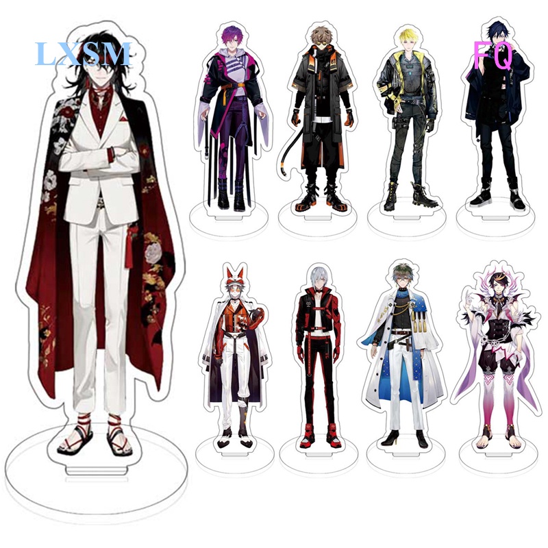 FQ Anime Luxiem VTuber Figures Acrylic Stand Shu Mysta Luca Ike Vox ...