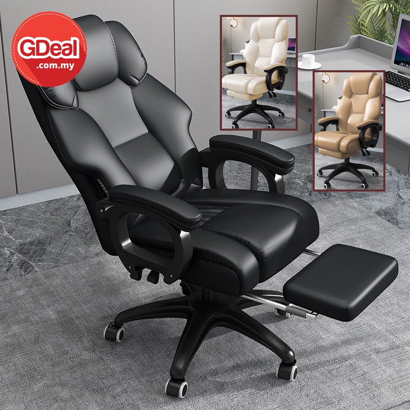 GDeal Home Office Computer Chair Foot Rest Design Rotating Swivel ...