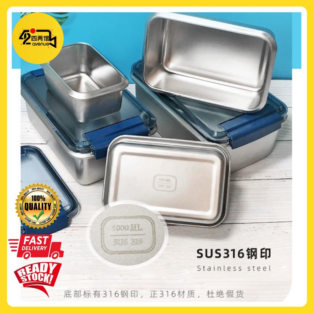 【UPGRADE VERSION 】Korea Quality 316 Stainless Steel Food Container ...