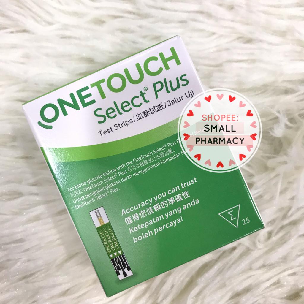 NEW One Touch Test Strip *Select Plus* 25s 023670 [ check barcode ...