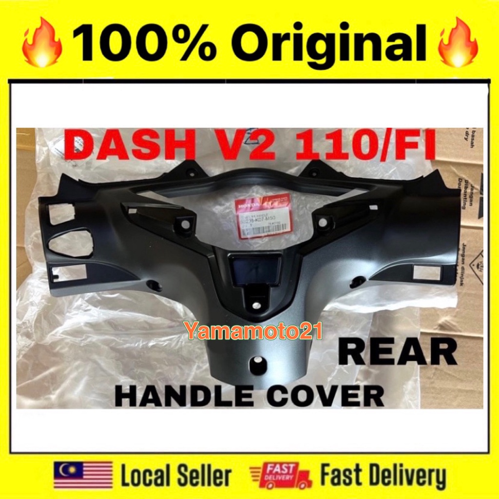 HONDA DASH110 V2 HANDLE METER COVER REAR 100% ORIGINAL 53206-K07-940 DASH2 DASH110 V2 DASH 2 ...