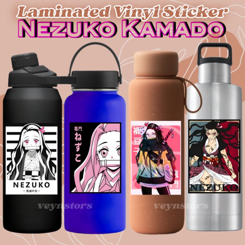 DEMON SLAYER NEZUKO KAMADO PEEKER LAMINATED VINYL STICKER | Shopee Malaysia