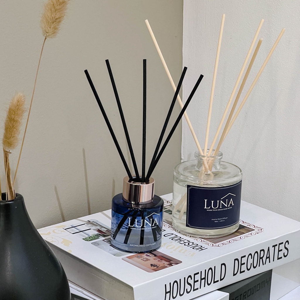 LUNA[Signature Aroma Reed Diffuser] Essential Oil Fragrance Gift ...