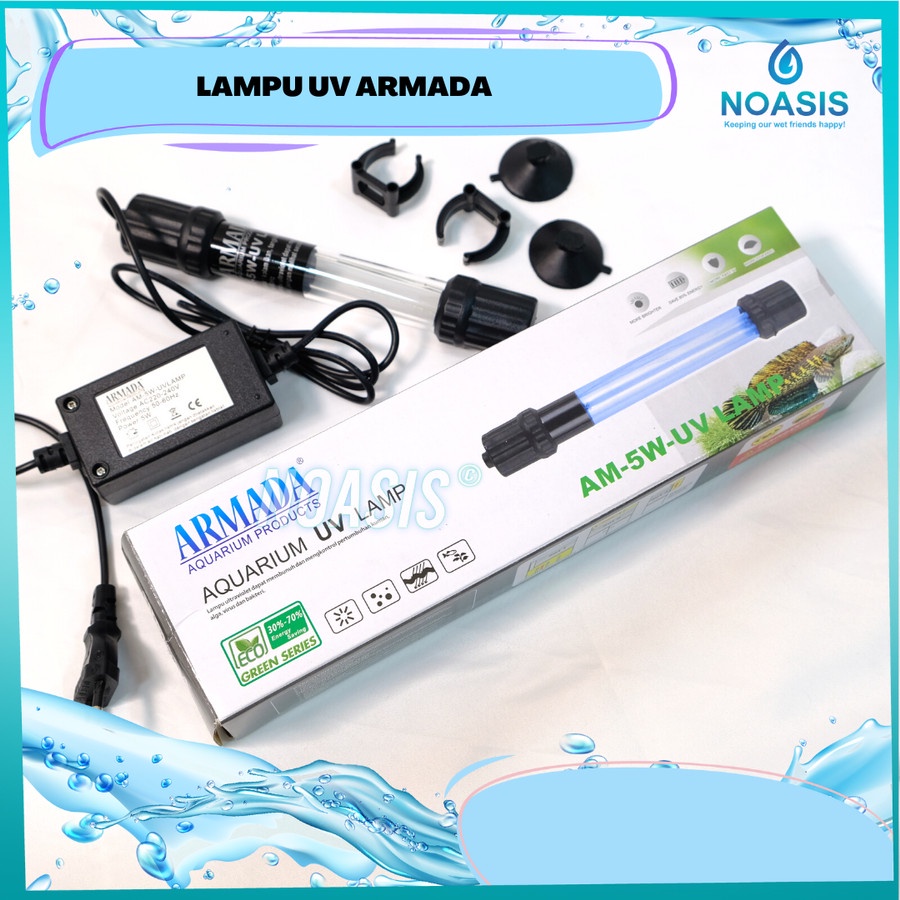 Armada Aquarium Ultraviolet Uv Lamp 5 7 9 11 13 15 20 Watt | Shopee Malaysia