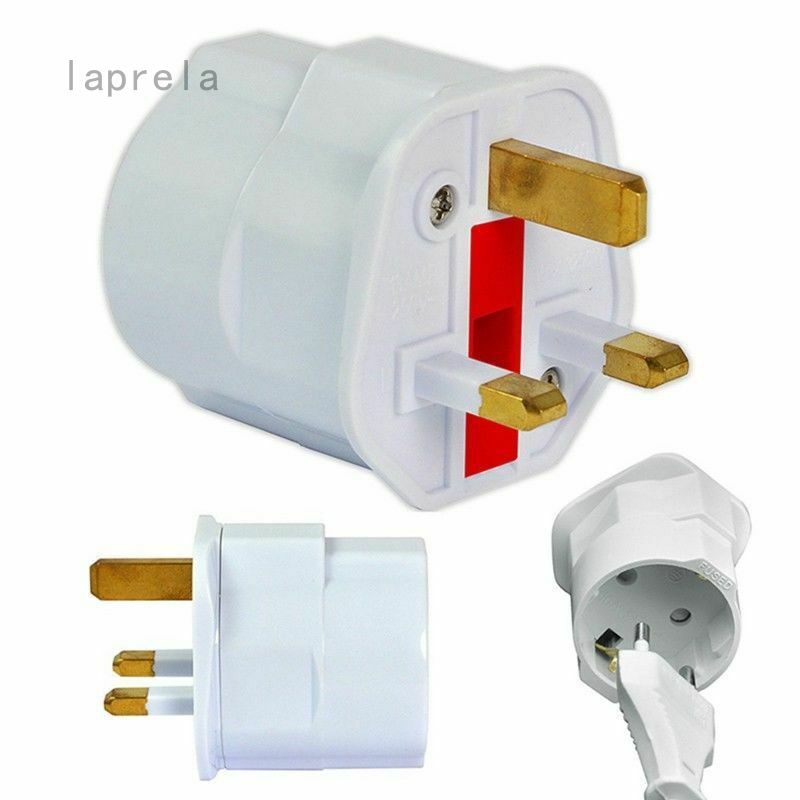 Acb Adapter Converter Plug EU 2 Pin to UK 3 Pin AC Universal ...