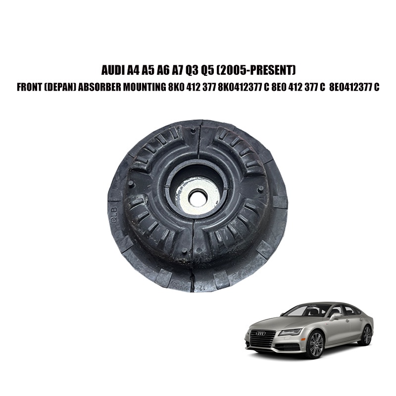 AUDI A4 A5 A6 A7 Q3 Q5 (2005-PRESENT) FRONT (DEPAN) ABSORBER MOUNTING ...